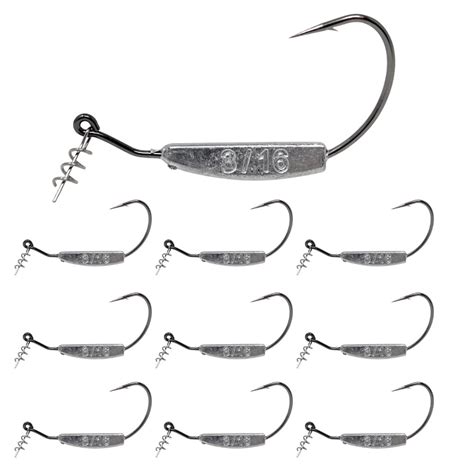 Reaction Tackle Weighted Swimbait Hooks 316oz 40