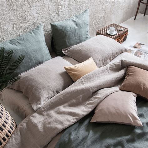 Linen Bed Sheet Set Linen Bedding Set 30 Colors Natural Linen Sheets