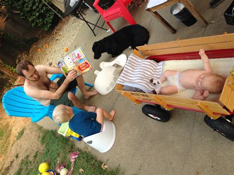 The Lil White Joey Naked Baby Day