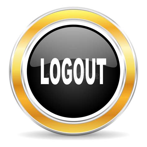 Logout Sign Icon Log Out Symbol Arrow Stock Vector Illustration Of Interface Flat 36494974