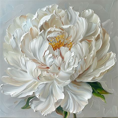 Купити картину Бутон білої півонії Штучний Інтелект у Києві доступна ціна в Україні фото