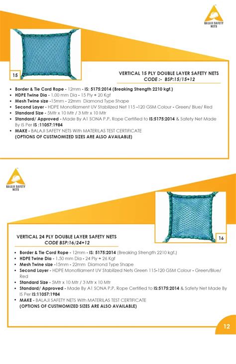 8mm Passing Type Double Layer Safety Nets For Construction At Rs 1450sq Ft In Mumbai