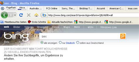 Bing Und Das Thema SEX Sex Videos Mit Preview