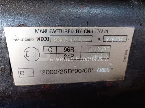 Fiat 8045 05 Engine Beukeveld Exports Bv