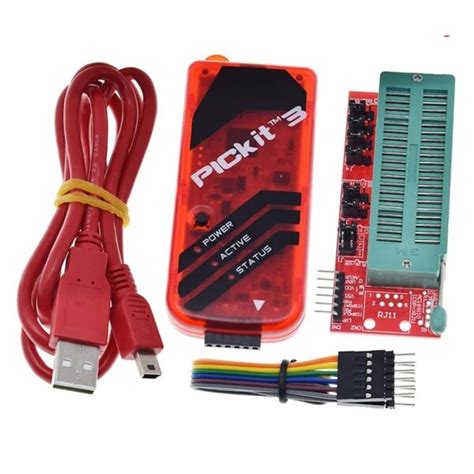 Comprar Pickit 3 Gravador Programador Pic Usb Pic Kit 3 Zif Pickit3