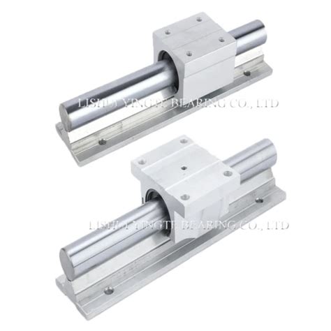 SBR CNC Round Linear Guideways CNC Linear Shaft Slider Bearing Hiwin Linear Guide And Star