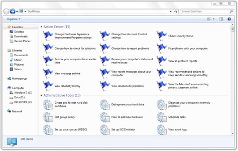 Enable The Secret GodMode In Windows 7 IThinkDifferent