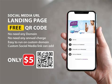 Do Custom Landing Page With Lifetime Hosted And Free Qr Code By Ctggraphics Fiverr