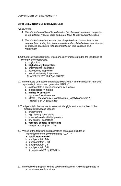 SOLUTION Biochemistry Exam Questions Part Studypool