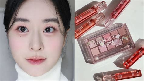 클리오 플로럴티가든 섀도우 팔레트 And 퓨어 글로시 틴트 여쿨라이트 리뷰 🌸 Youtube