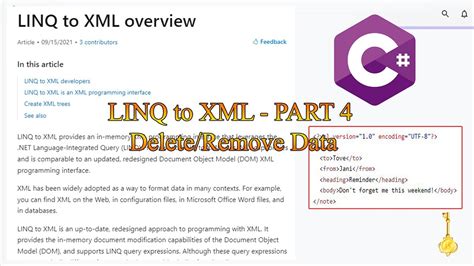 Linq To Xml Deleteremove An Object Crud Xml With Blazor Server