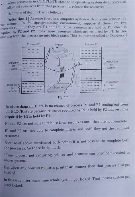 Deadlock OS Notes Operating Systems When Process Is In COMPLETE