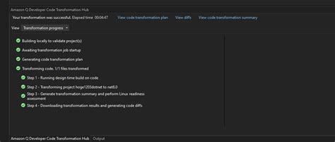 アップデート Amazon Q Developer のコード変換機能で Net サポートがプレビューになりました Developersio
