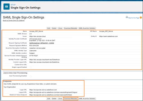 Configuring Saml Sso For Salesforce Accops Hysecure 70 Knowledge Center