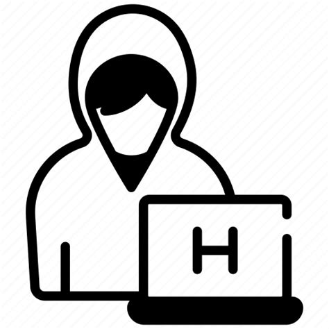 Hacker Laptop Technology Protection Virus Icon Download On Iconfinder