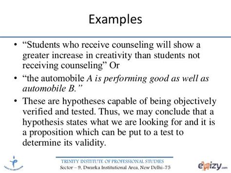 Research Hypothesis Examples Writing A Hypothesis For A Research Paper Scientists Use