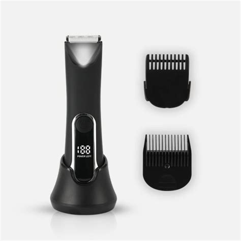 IPX7 Waterproof Ceramic Blade Electric Groin Trimmer Body Pubic Hair Trimmer With LED Light UTRUST