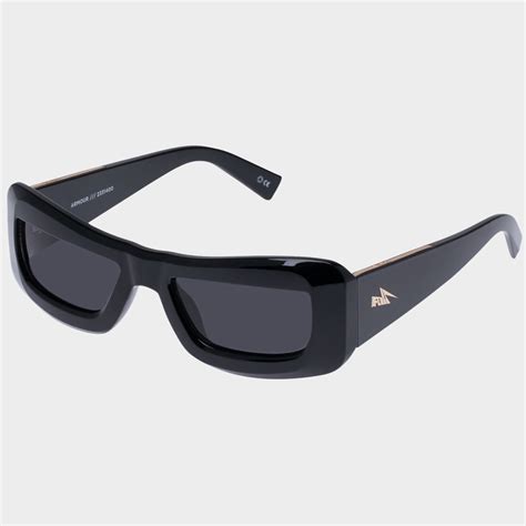 Armour Black Uni Sex Wrap Sunglasses Le Specs