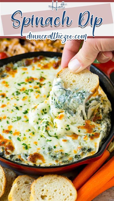 Hot Spinach Dip Dip Recipes Hot Hot Spinach Dip Spinach Dip