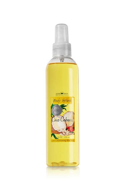 Bath And Body Works Coco Cabana Signature Collection Classics Body Splash Bath And Body