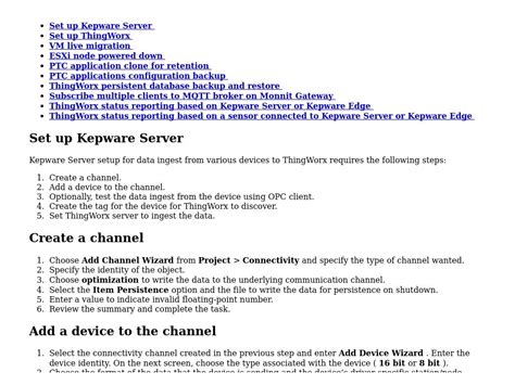 Configuration Tasks Dell Validated Design For Manufacturing Edge With