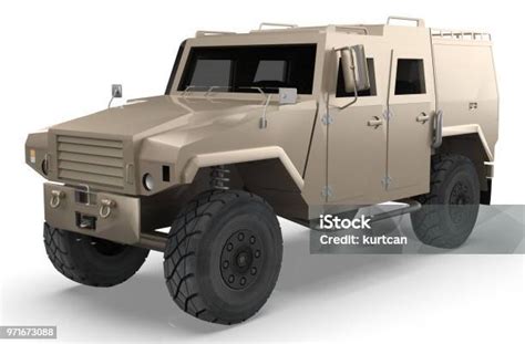 흰색 배경3d 렌더링에 고립 된 군사 차량 무장 차량에 대한 스톡 사진 및 기타 이미지 무장 차량 가벼운 3차원 형태 Istock