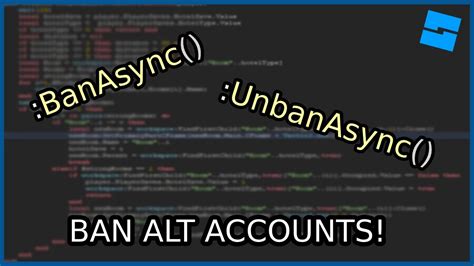 HOW TO USE THE NEW BAN API BAN UNBAN PLAYERS AND THEIR ALT ACCOUNTS