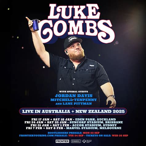 Luke Combs Tour 2025 Shina Ronnie