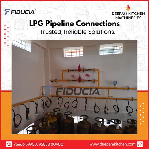Lpg Pipe Connection Services Deepam Kitchen Machineries Deepam