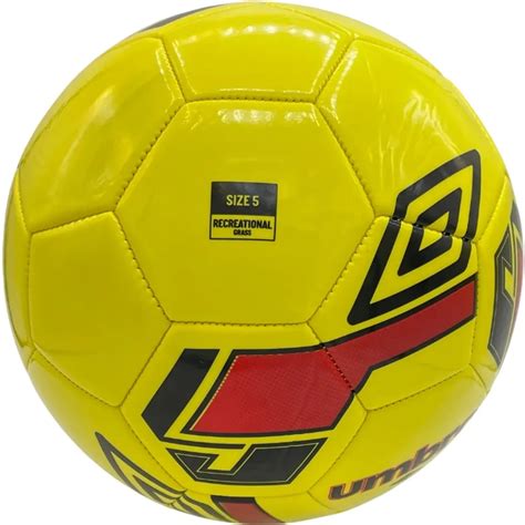 Pelota Umbro De Futbol Unisex Umbro Delta Amarillo Rojo Platanitos