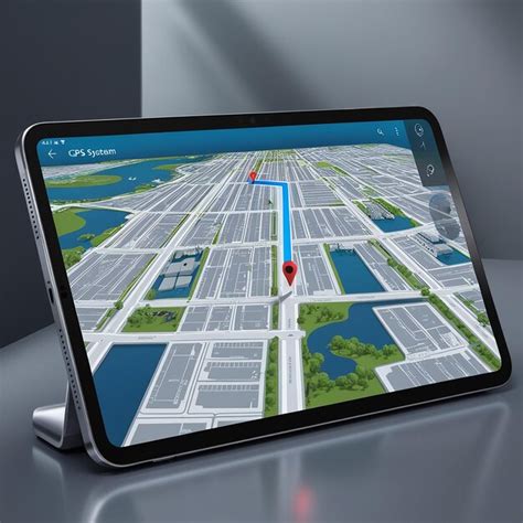 Gps System Cartography Display Location On The City Map In The Smartphone The Path Is Paved To