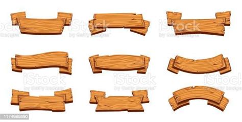 나무 배너입니다 소박한 간판 빈티지 질감의 빈 보드 목장 만화 나무 벡터 레이블에 대 한 합판 질감 광고판 개척시대의 서부에