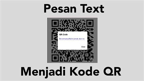 Cara Membuat Pesan Teks Menjadi Kode Qr Inwepo