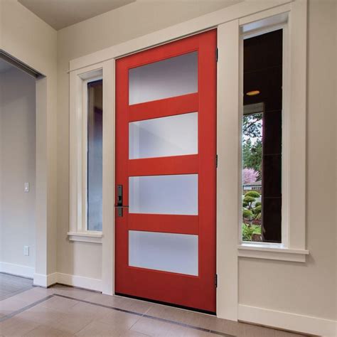 Builders Choice 36 In X 80 In Elite Engine Rh 4lite Satin Etch Glass