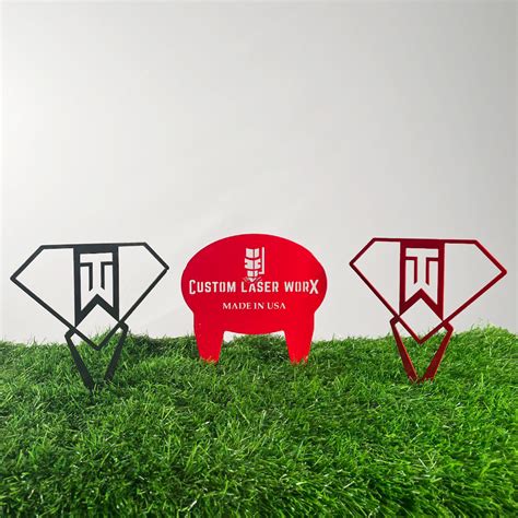 Custom Aluminum Golf Course Tee Markers Custom Laser Worx Llc