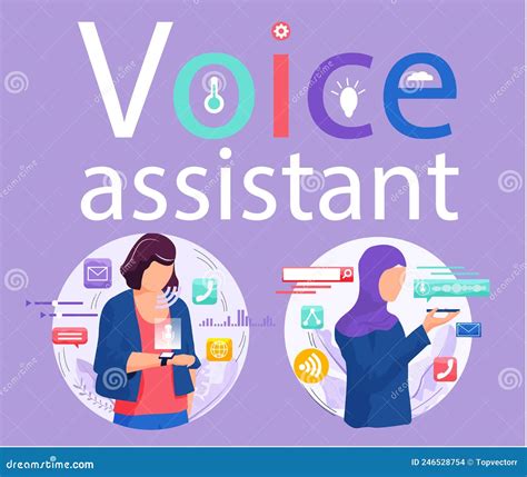 Voice Assistant Smart Speaker Virtual Assistant Sound Robot People