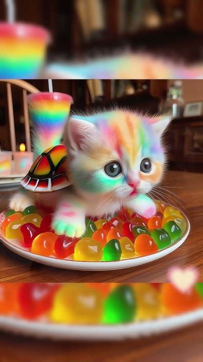 彩龟喵制作qq糖和同学们 Cute Cat Story Youtube