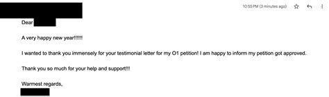 Another O 1 Approval Who Used Independent References