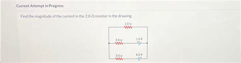current attempt in progressfind the magnitude of the