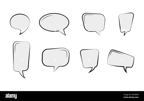 Speech Bubbles Communication Concept Vector Illustration Stock Illustration Stock Vector Image