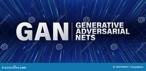 Gan Generative Adversarial Network Concept Banner Stock Illustration Illustration Of