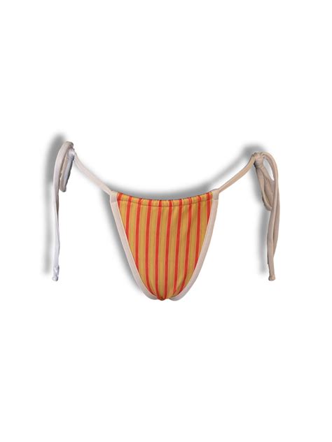 Sun Stripes Binded String Bottom Sundia Swimwear