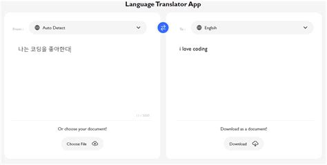 Language Translator App Using Google Api In Javascript With Source Code