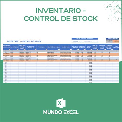 plantilla excel stock gratis