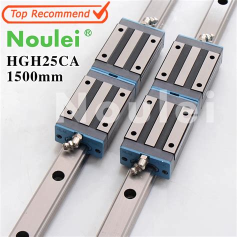 Pcs Linear Guide HGR L Mm Rail Pcs HGH CA Narrow Carriages For Cnc Router Cnc Parts