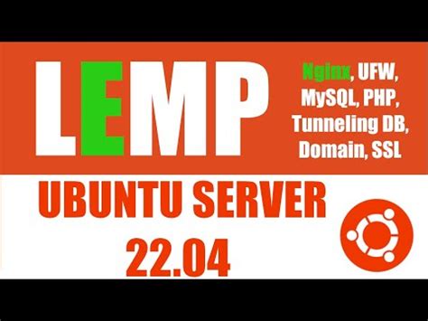 Instalasi LEMP Nginx MySQL PHP Stack Ubuntu Server 22 04 YouTube