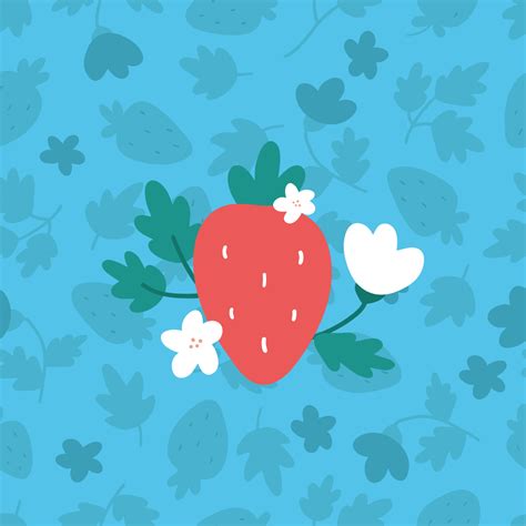 Flower Pattern And Fruit Canvas Art Tenstickers