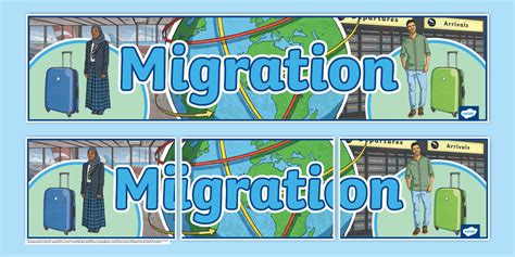 Migration Display Banner Teacher Made Twinkl