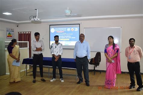 Five Day Fdp On Machine Learning Computer Vision Iot Sap Abap Inaugurated At Jits