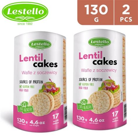 Buy Lestello Gluten Free Lentil Cake 2 X 130 G توصيل